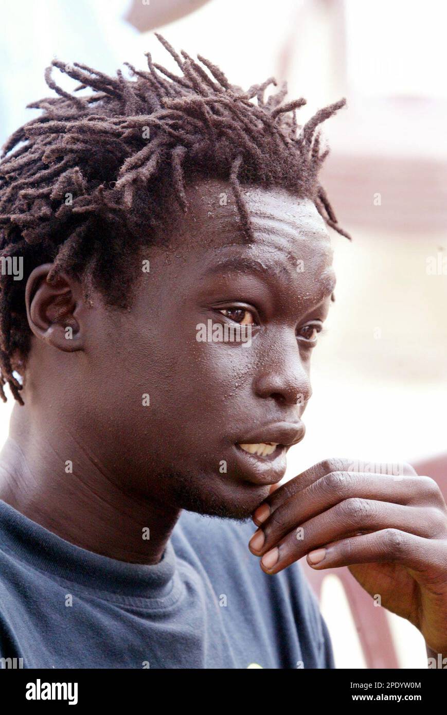 Chol Garang the son of the late southern Sudanese leader John Garang ...