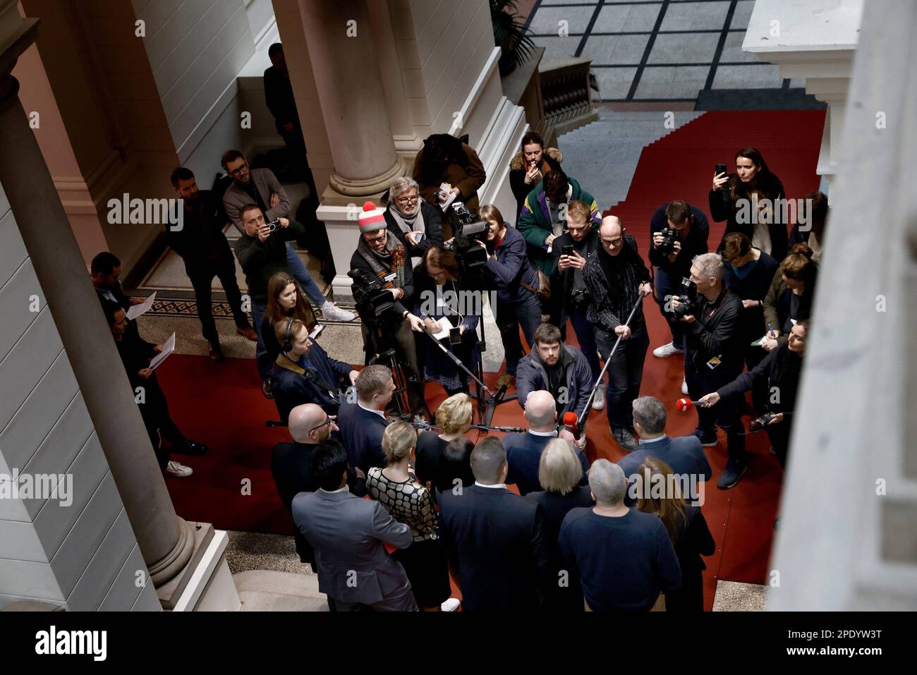 Berlin, Germany. 15th Mar, 2023. Raed Saleh (SPD), Chairman of the SPD ...