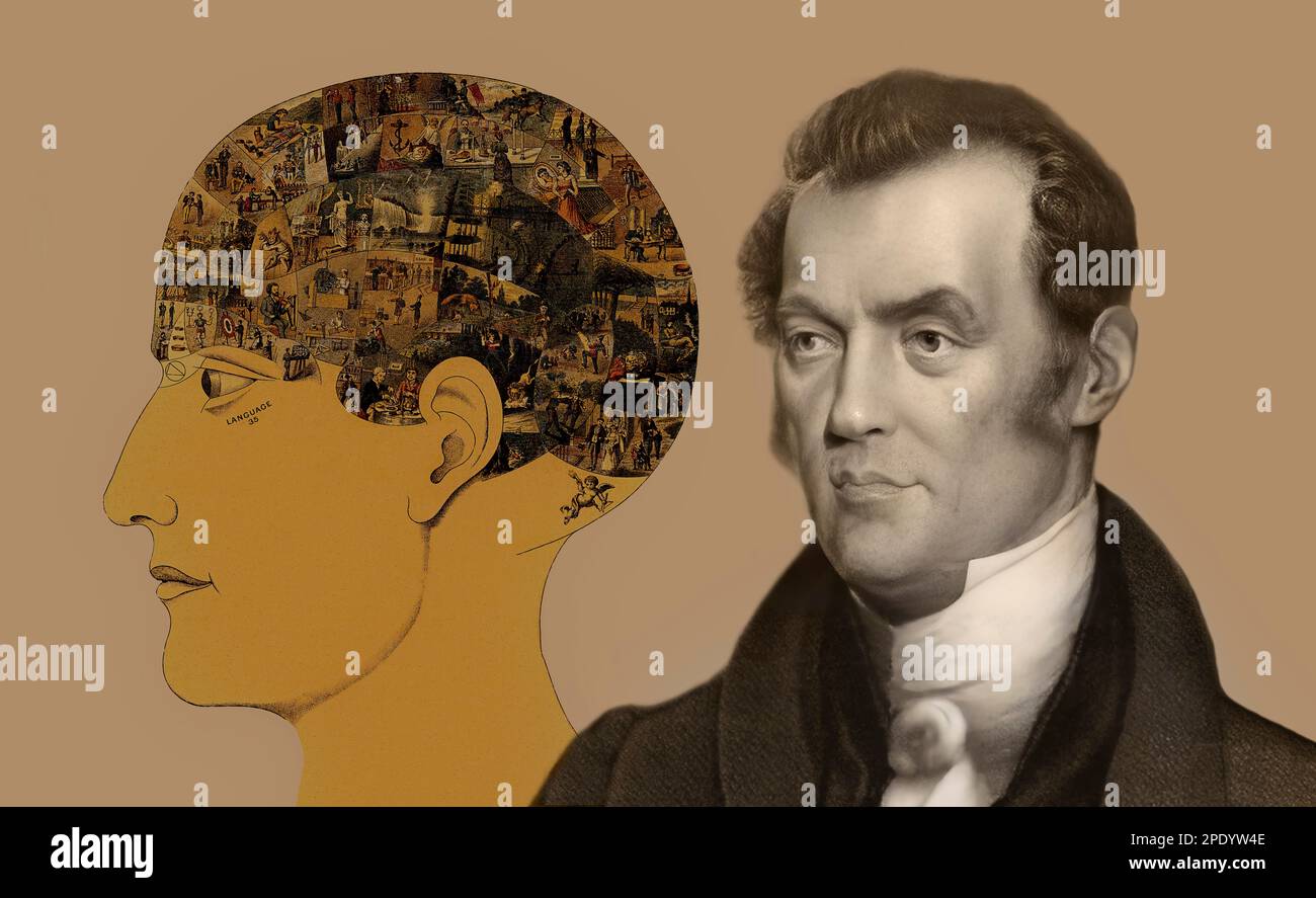 Johann Gaspar Spurzheim, 1776 – 1832, German physician and phrenologist ...