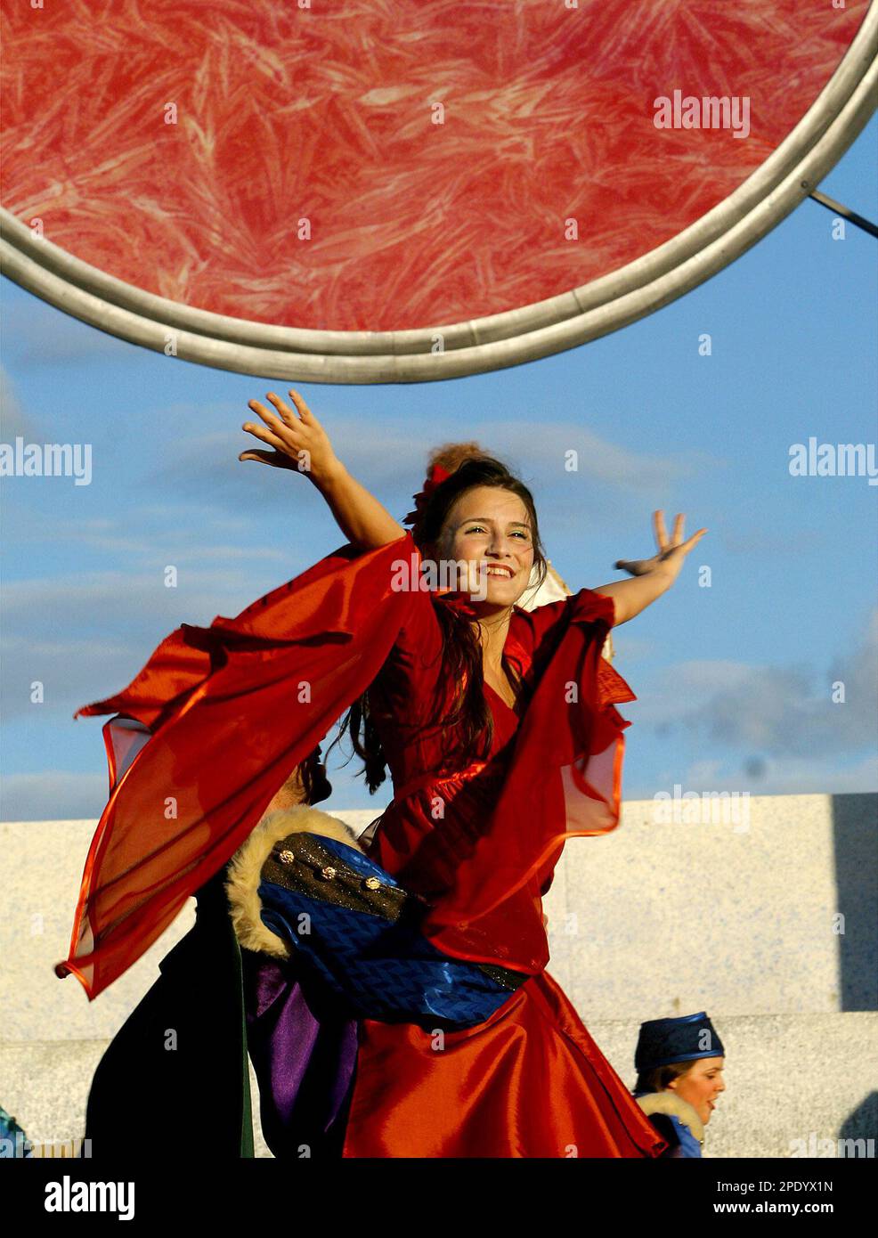 Maria Millan Rojo performs as the Little Mermaid during the musical ...