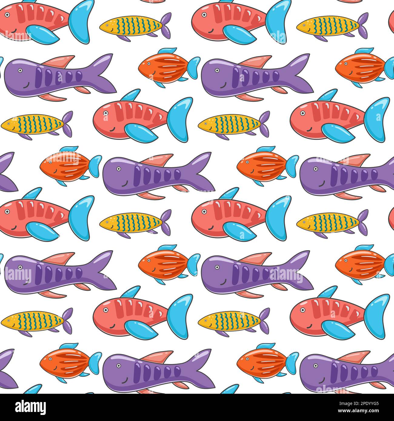 Underwater flock fish Stock Vector Images - Alamy