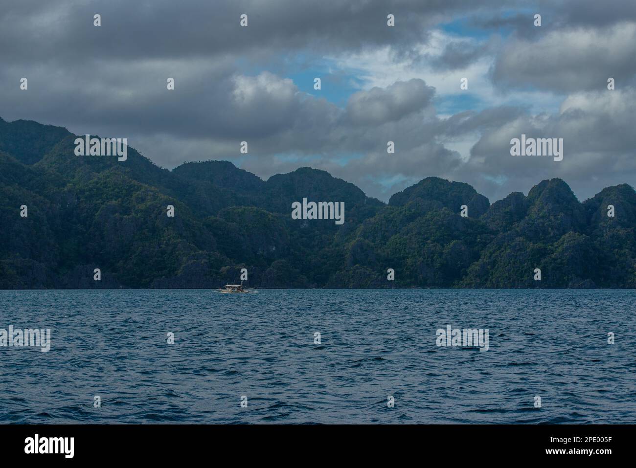 This photo showcases the stunningly rugged coastline of the Philippines ...