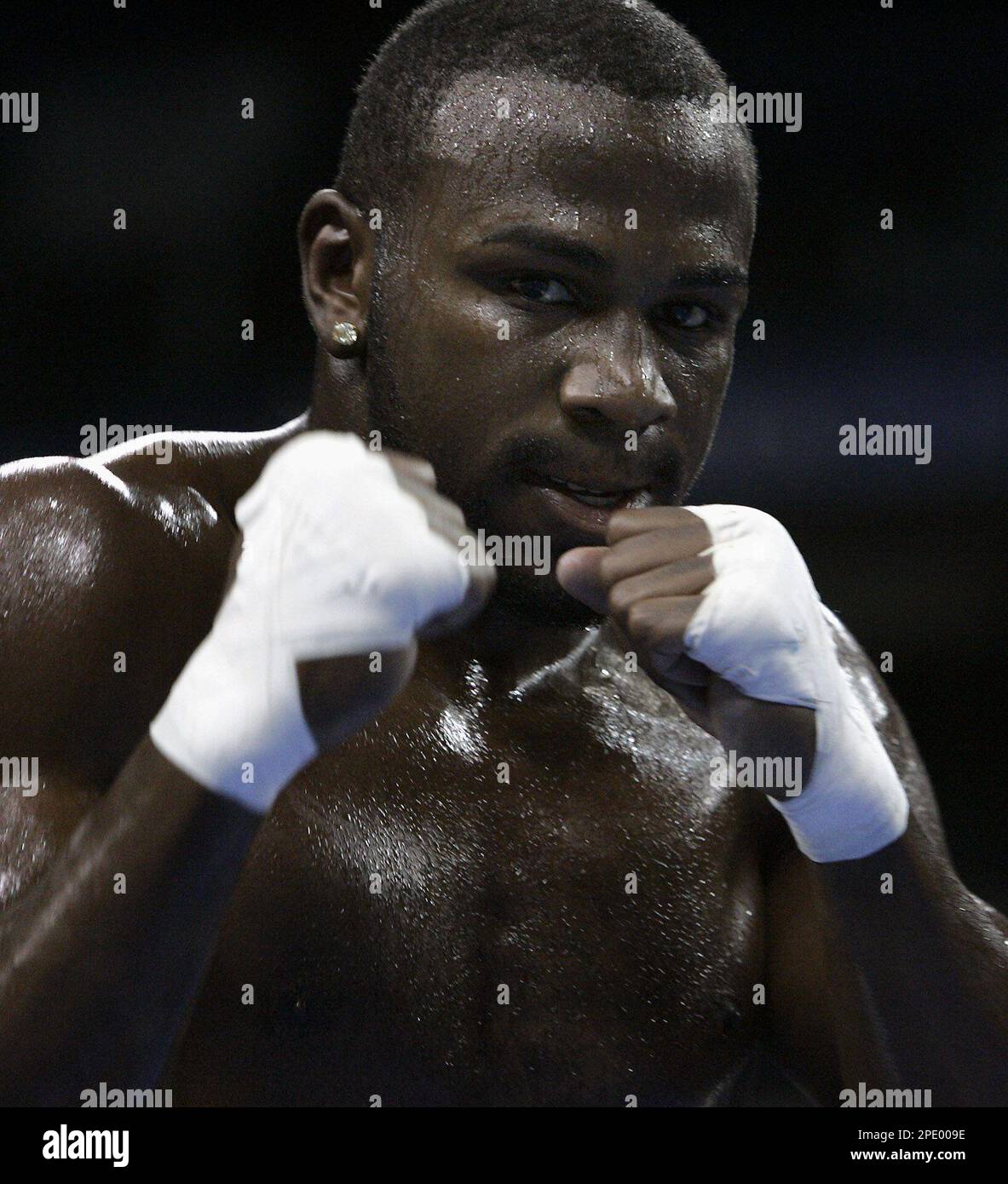 IBF Supermiddleweight Champion Jeff Lacy trains Wednesday afternoon Aug ...