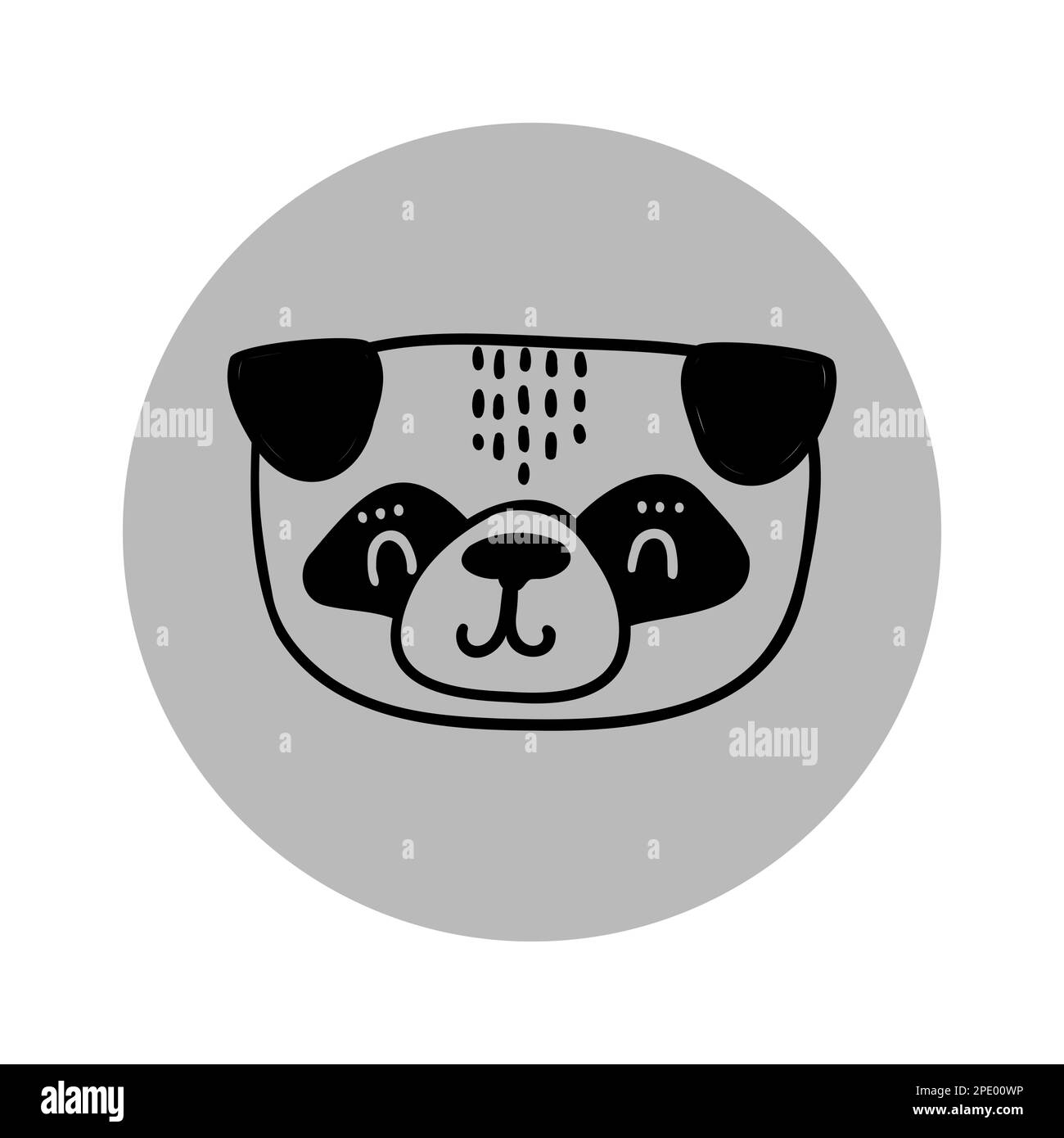 Highlight covers. Dog collection. Round icons for social media stories ...