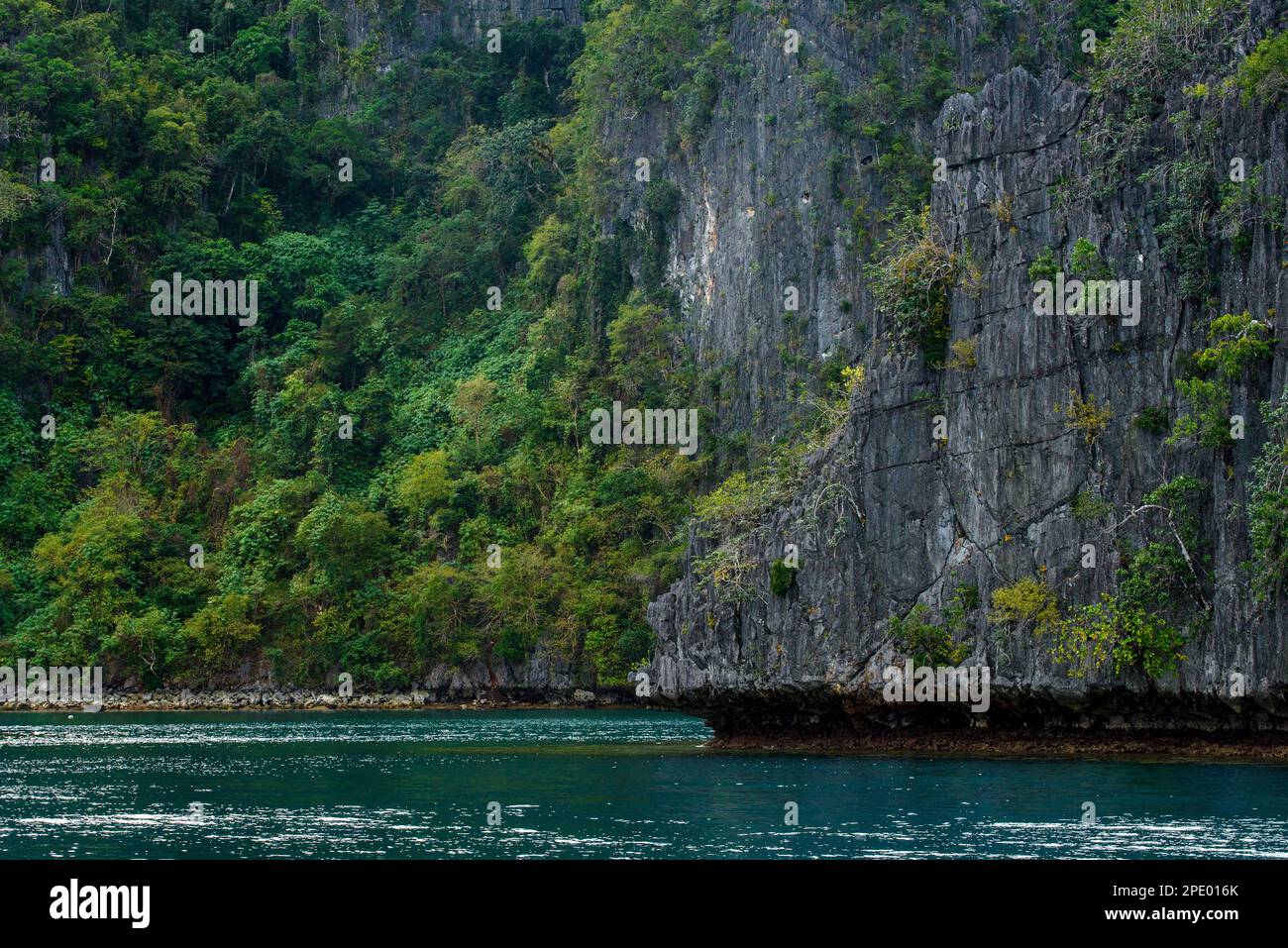 This photo showcases the stunningly rugged coastline of the Philippines ...