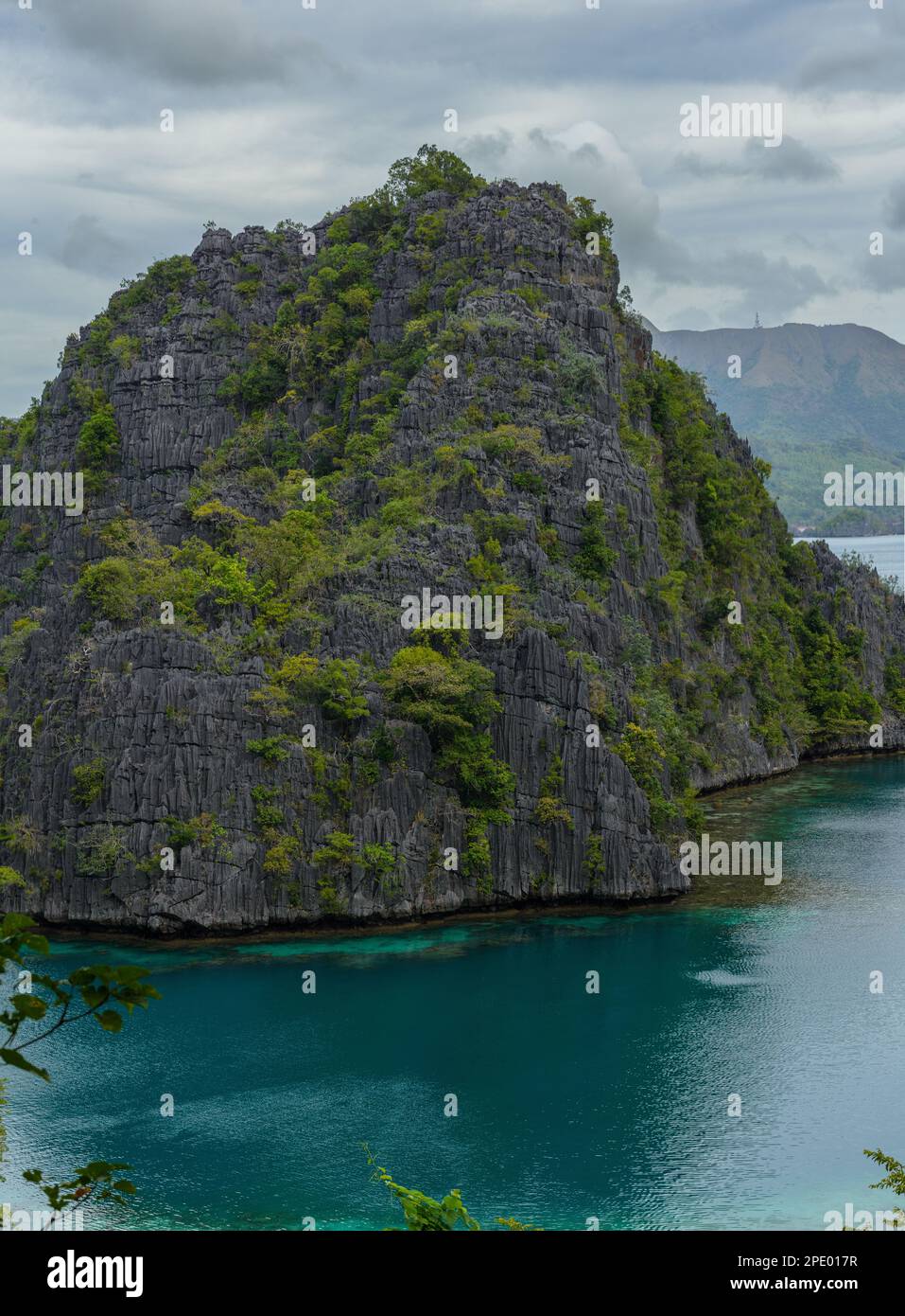 This photo showcases the stunningly rugged coastline of the Philippines ...