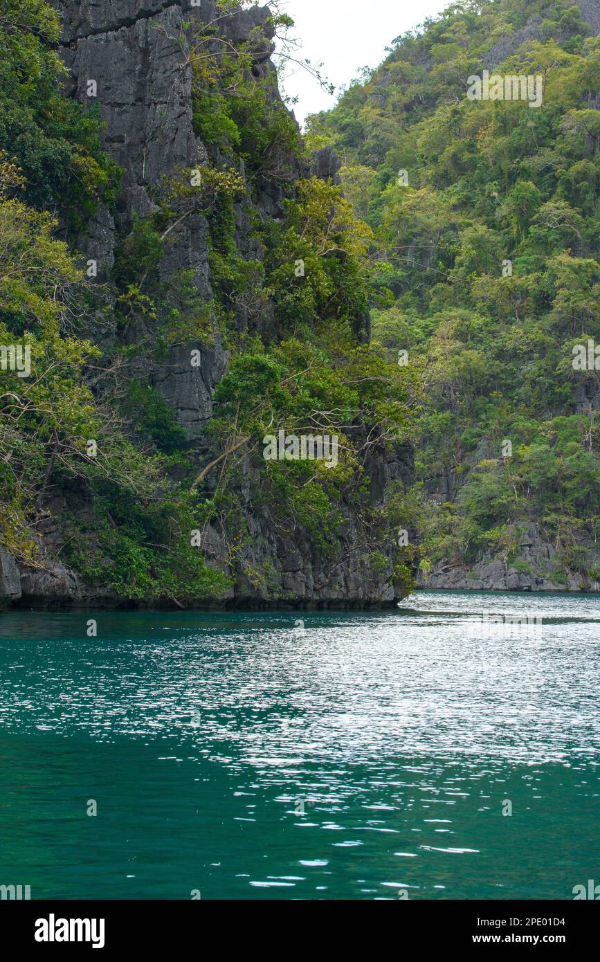 This photo showcases the stunningly rugged coastline of the Philippines ...