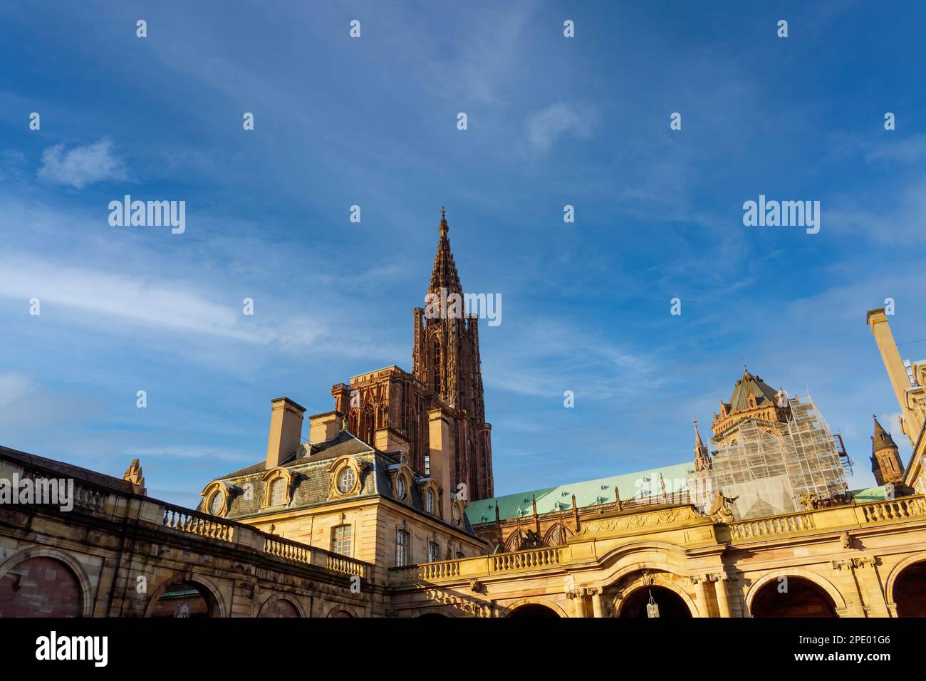 The beautiful Cathedral of Notre-Dame building stands proud, a symbol ...