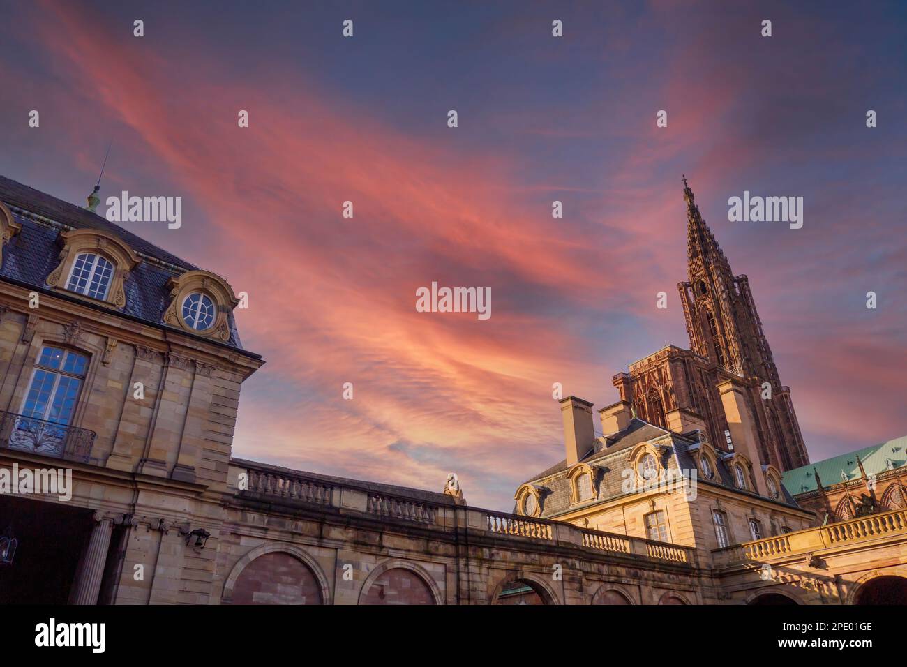 Strasbourg in the moring: An awe-inspiring blue landmark of a place of ...