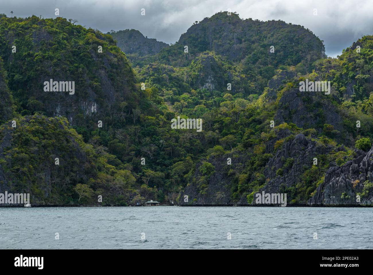 This photo showcases the stunningly rugged coastline of the Philippines ...