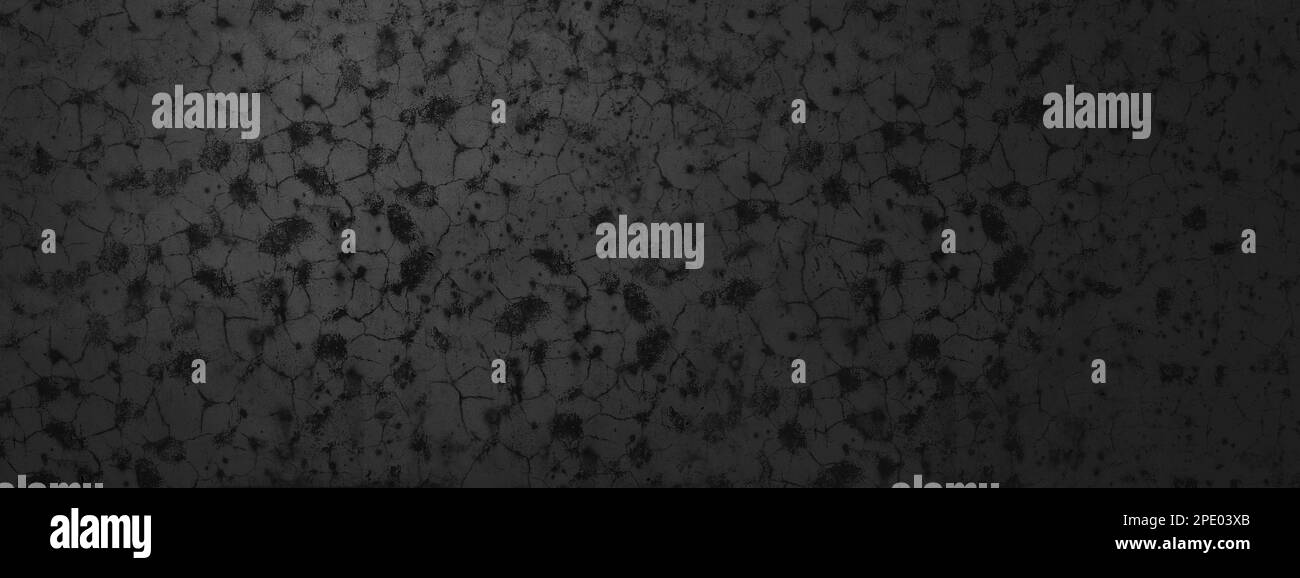 stained black concrete wall background Stock Photo - Alamy