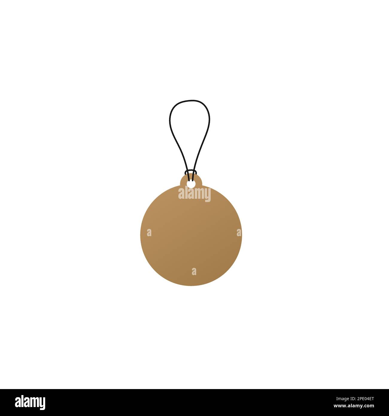 Empty white price tag label. Paper realistic card sale badge. Vector ...