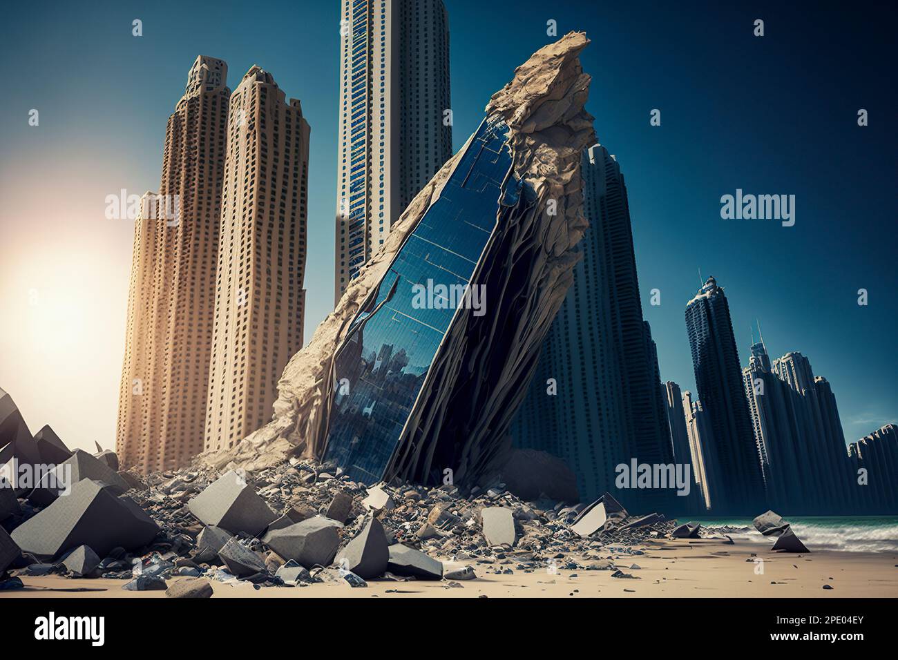 Desolation and Hope: The Aftermath of an Earthquake's Destruction on a ...