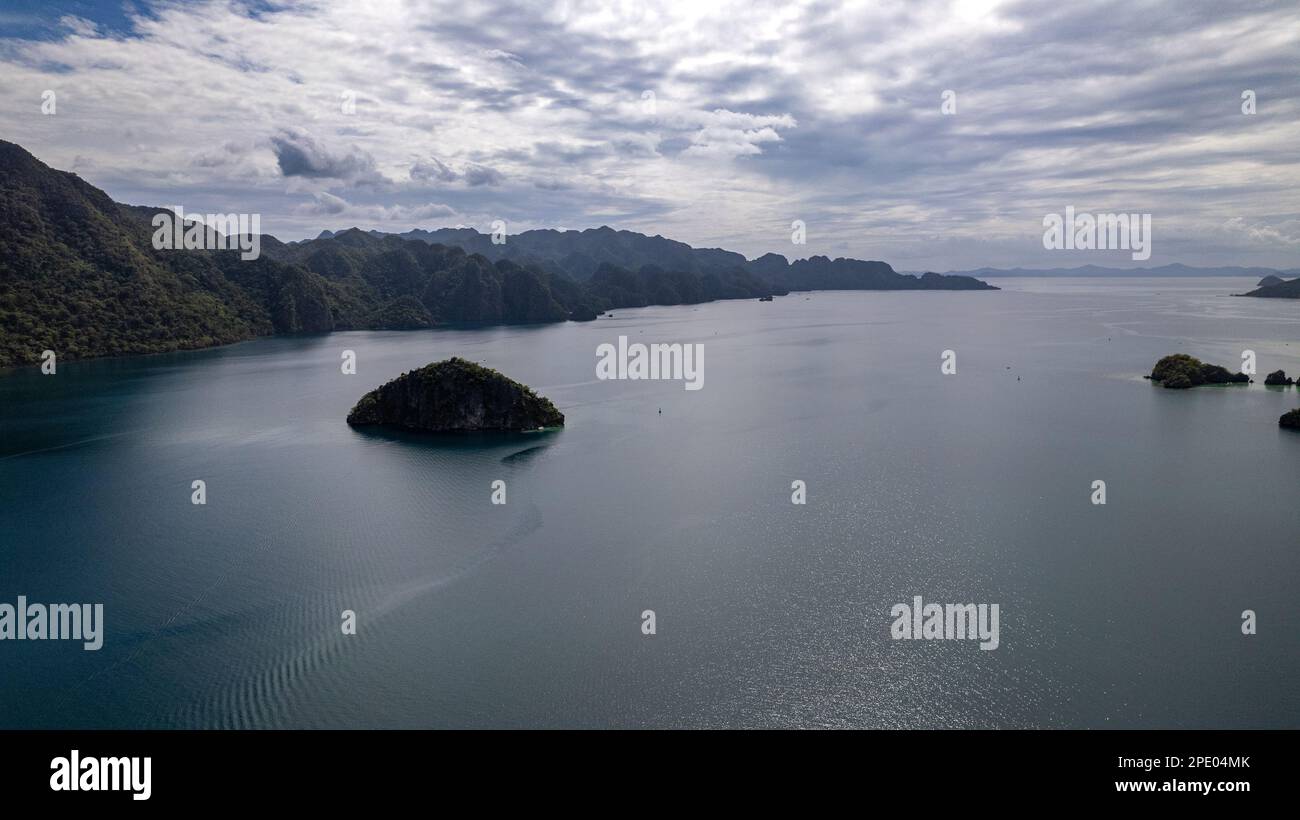 This photo showcases the stunningly rugged coastline of the Philippines ...