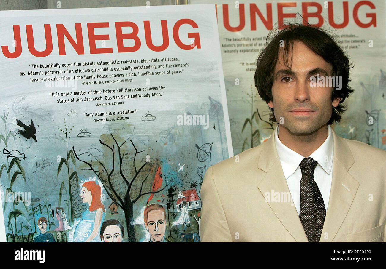 Director Phil Morrison arrives for the premiere of the film "Junebug ...