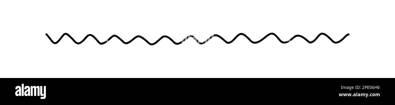 Doodle dividers. Sketch cartoon underline. Hand drawn floral ornament ...