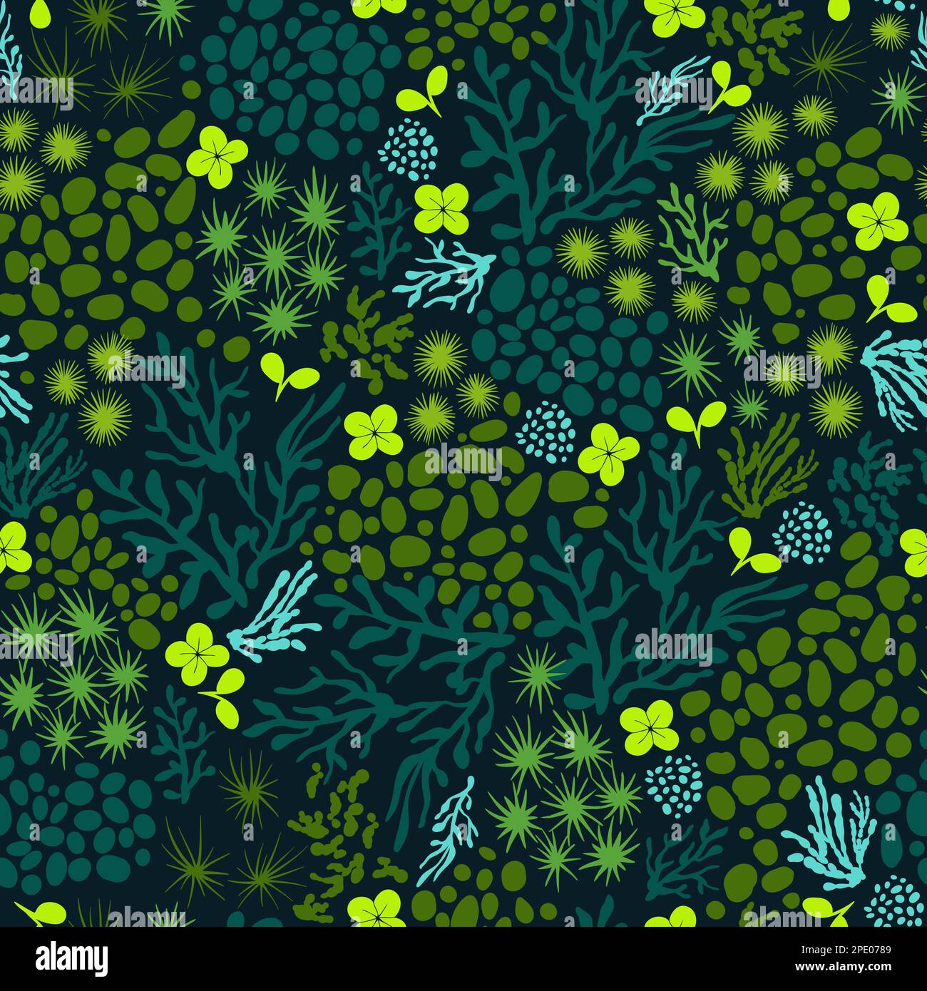 Detailed moss Stock Vector Images - Alamy