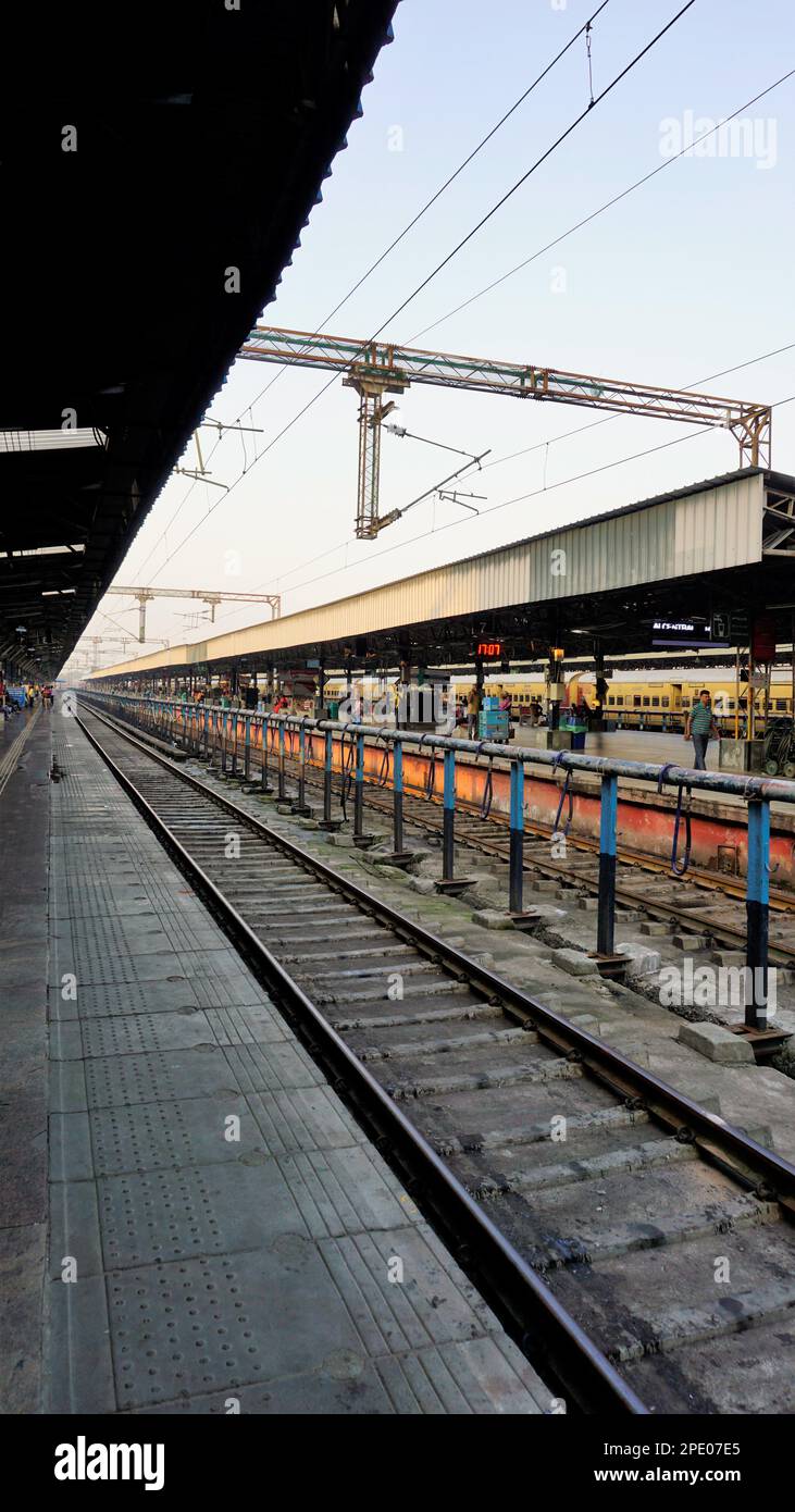 Chennai railway trains hi-res stock photography and images - Alamy