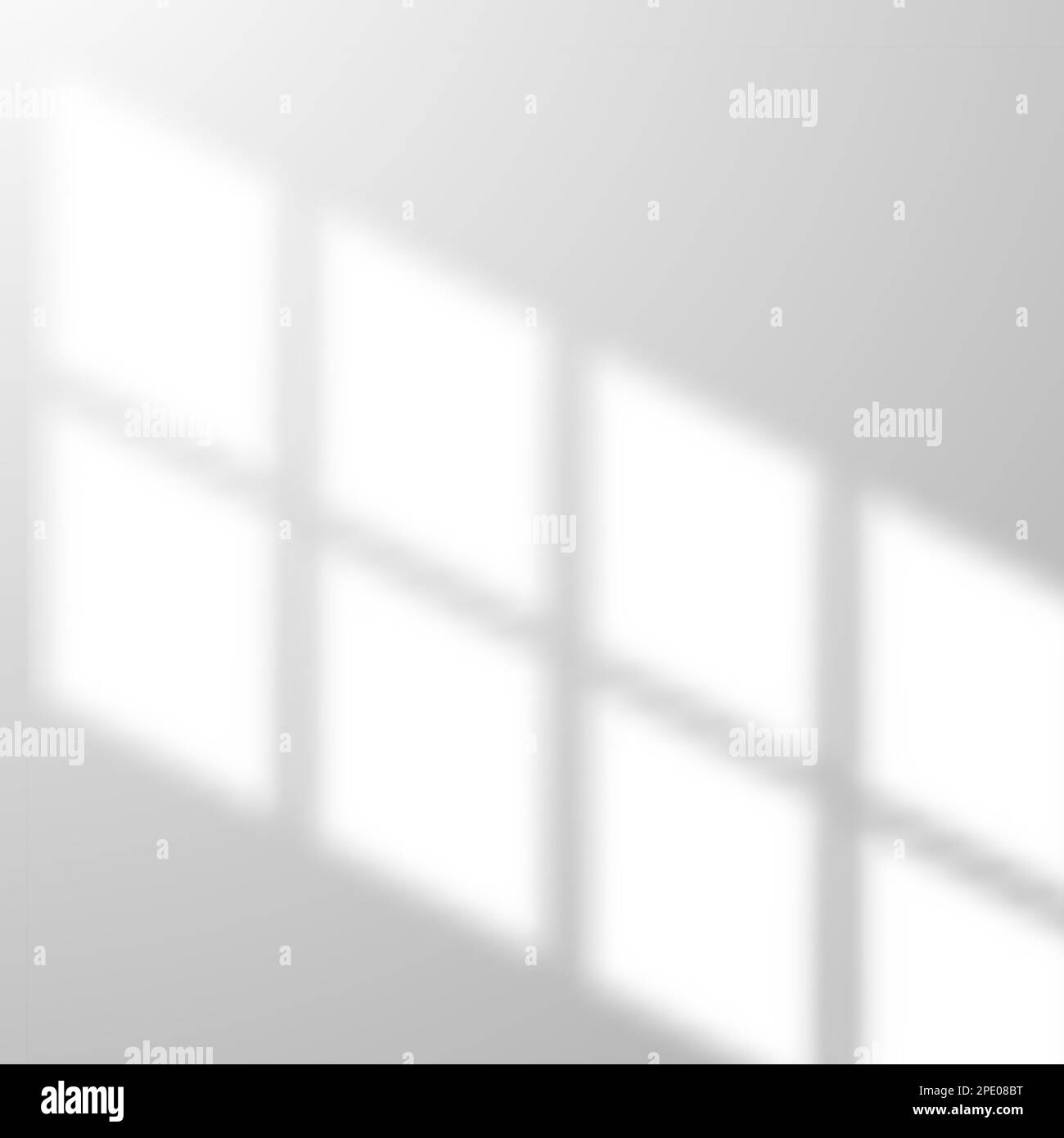 Overlay window summer light. Vector realistic sunlight mockup effect ...