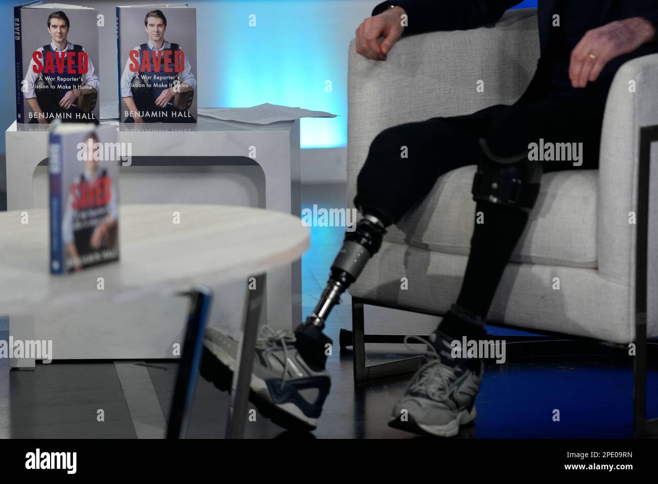 Fox News reporter Benjamin Hall appears during a segment on "Fox and ...