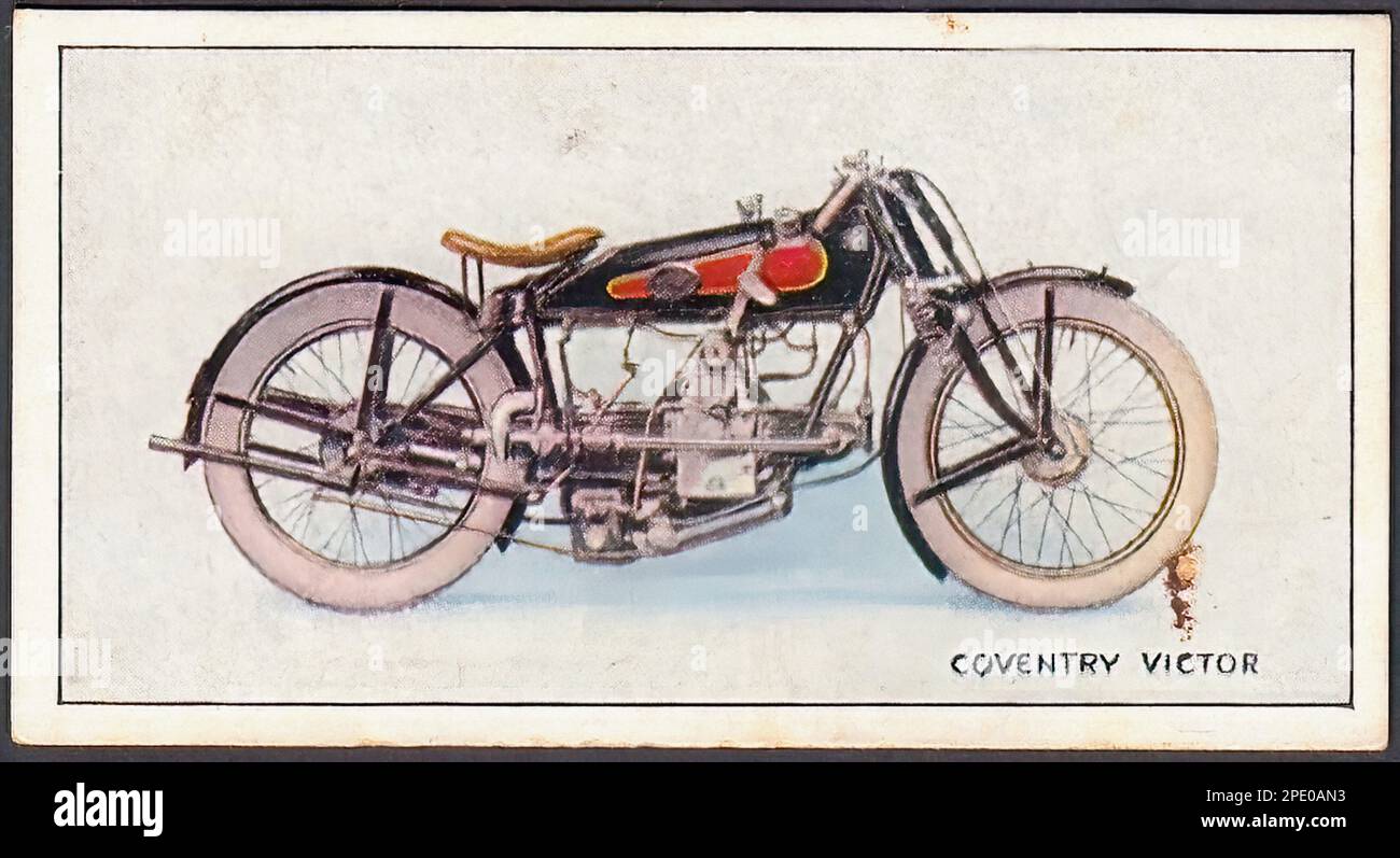 Coventry Victor - Vintage Cigarette Card Stock Photo - Alamy