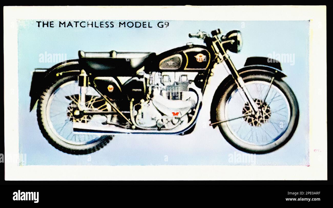 Vintage matchless motorcycle hi-res stock photography and images - Alamy