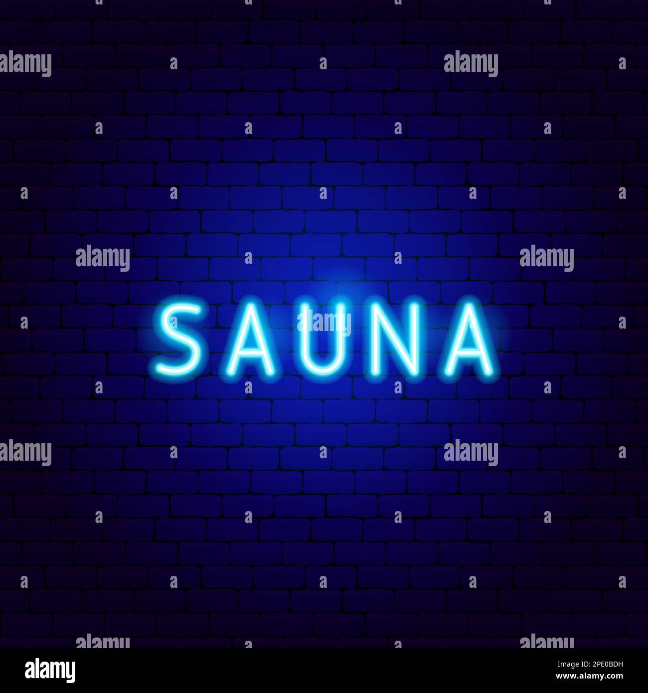 Sauna Neon Text Stock Vector Image & Art - Alamy