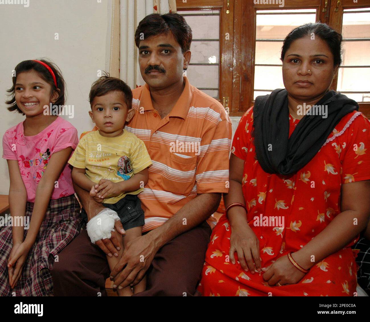 Virsinh Machhar, rescued from the Oil and Natural Gas Corp. oil ...