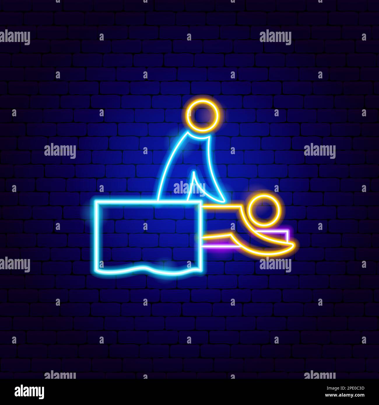 Massage client Stock Vector Images - Alamy