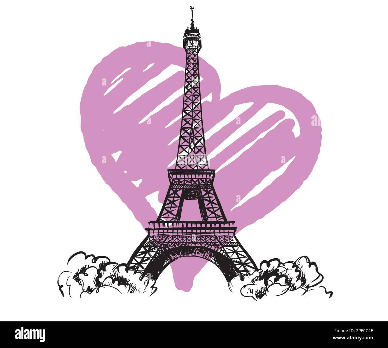 Landmark french tower Stock Vector Images - Alamy