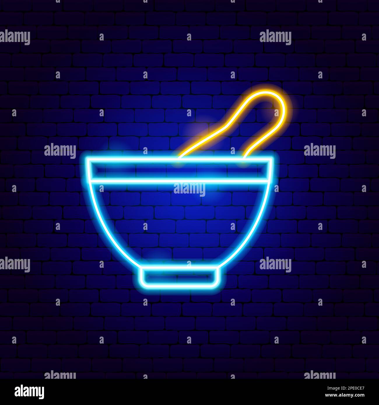 Neon light plant Stock Vector Images - Alamy