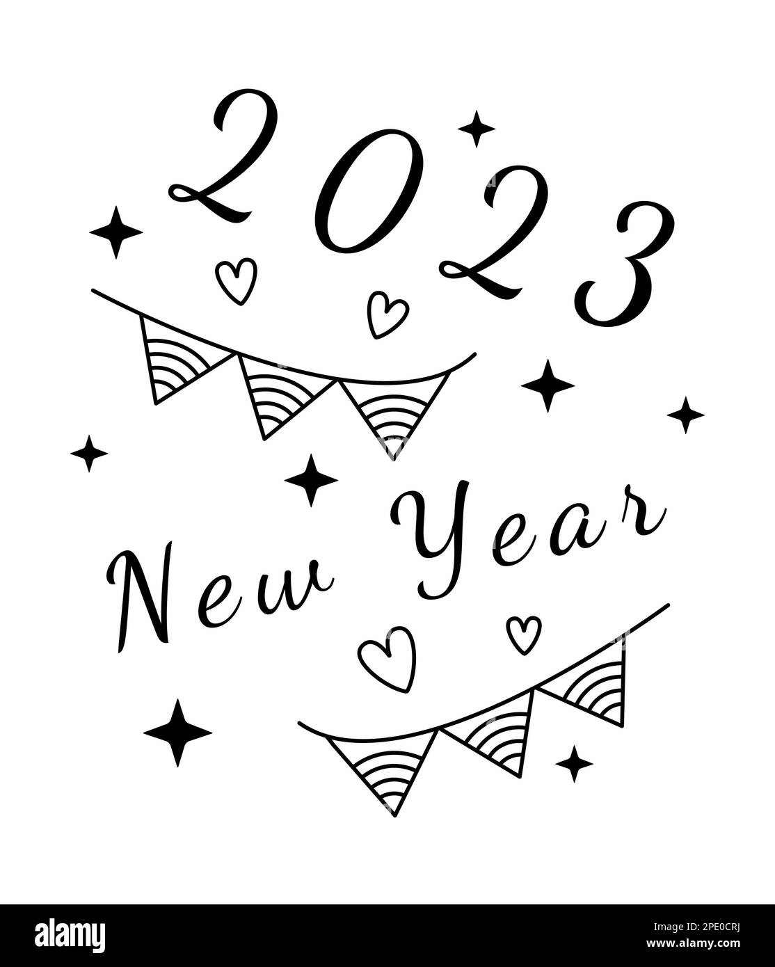 Concept year 2023 in Stock Vector Images - Alamy