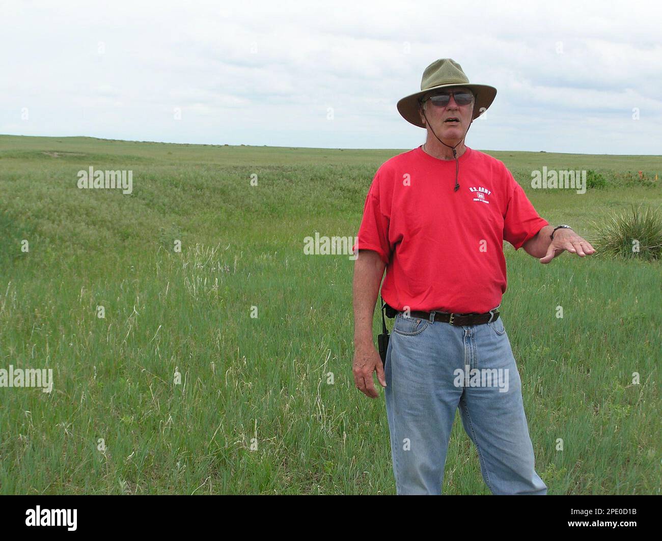 ** ADVANCE FOR SATURDAY, JULY 30 ** Brad Lasater with the U.S. Army ...
