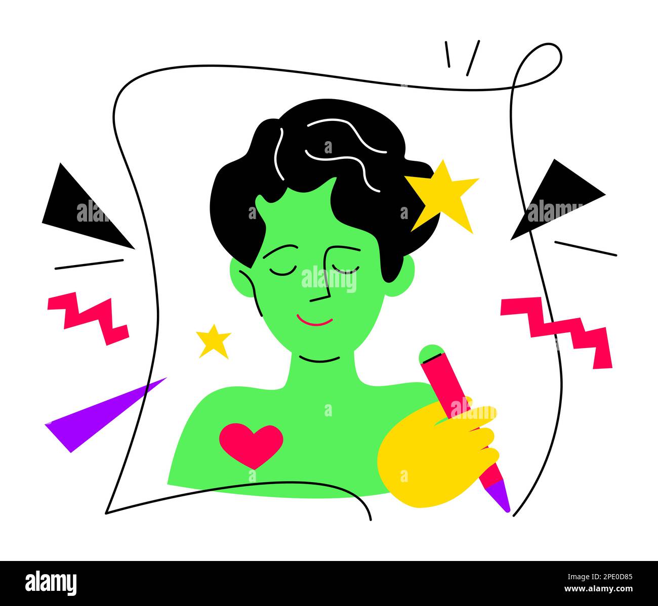 Creative thinking - colorful flat design style illustration Stock ...