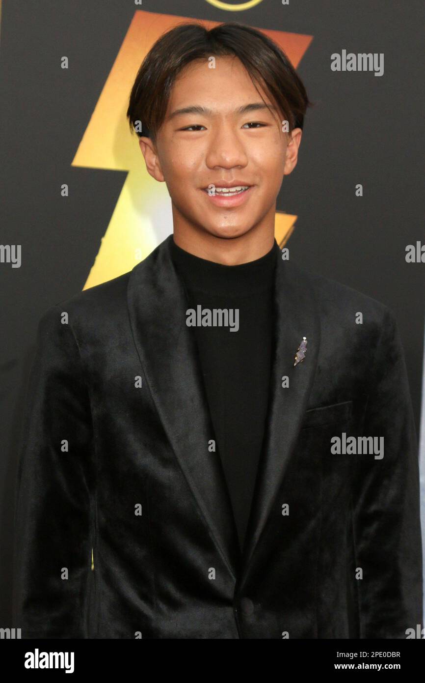 Los Angeles, CA. 14th Mar, 2023. Ian Chen at arrivals for SHAZAM! FURY ...