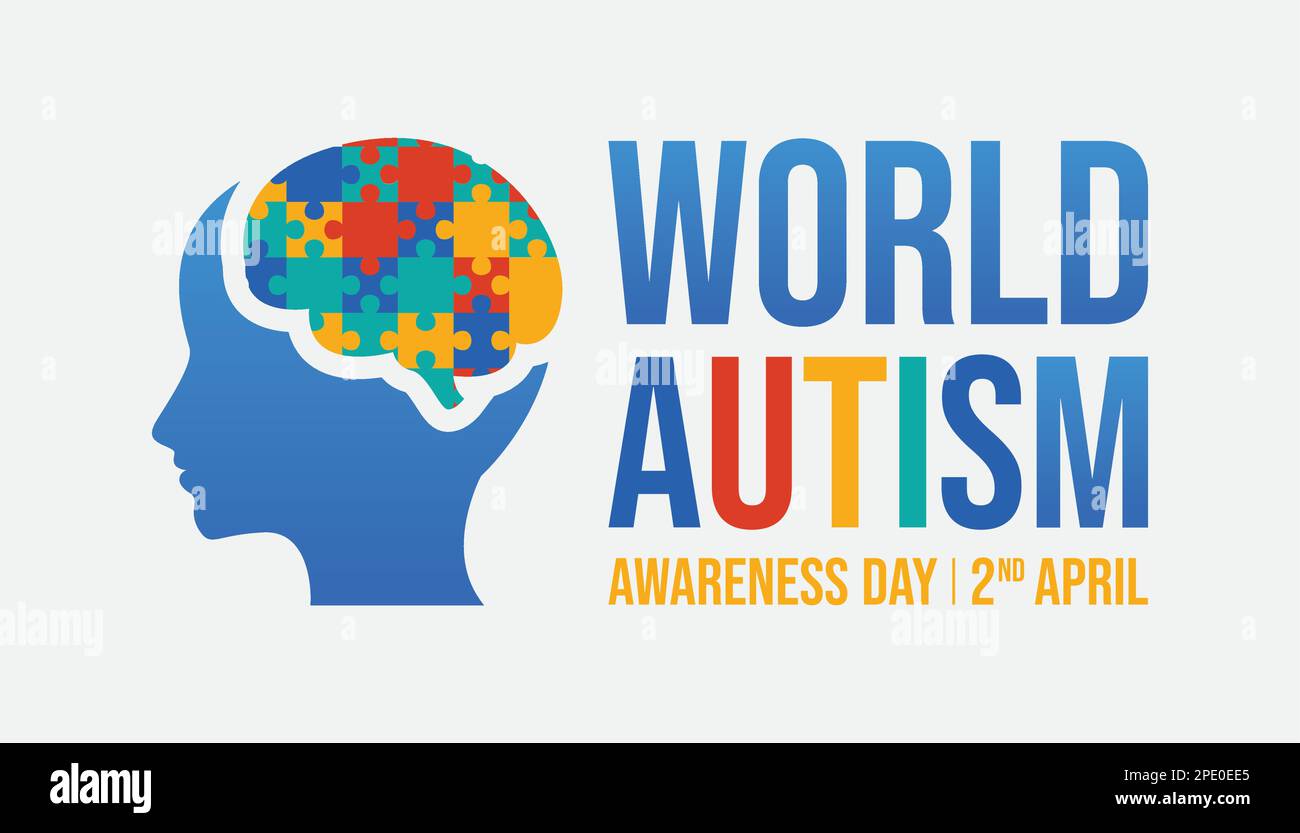 World autism awareness day. World autism awareness day concept vector ...