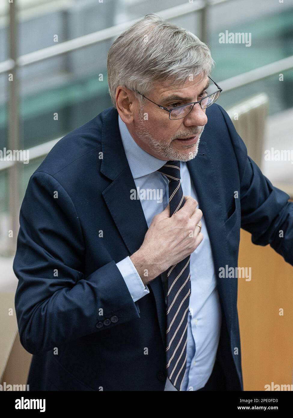 Brussels,15 March 2023. Vlaams Belang's Filip Dewinter pictured during ...