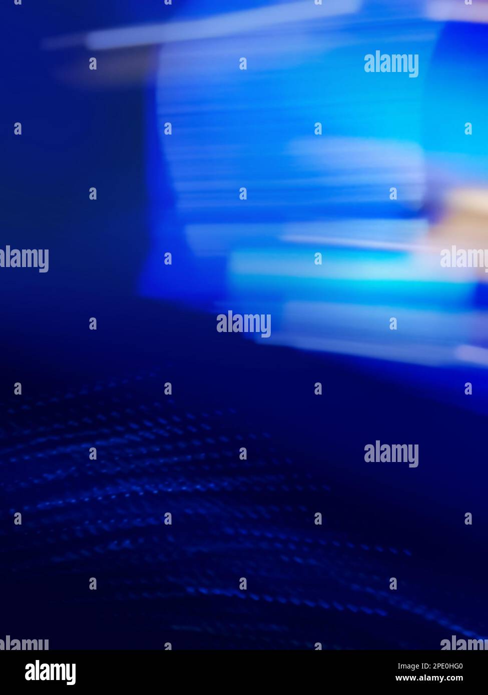 Defocused abstract blurred technology space background. Empty defocused ...