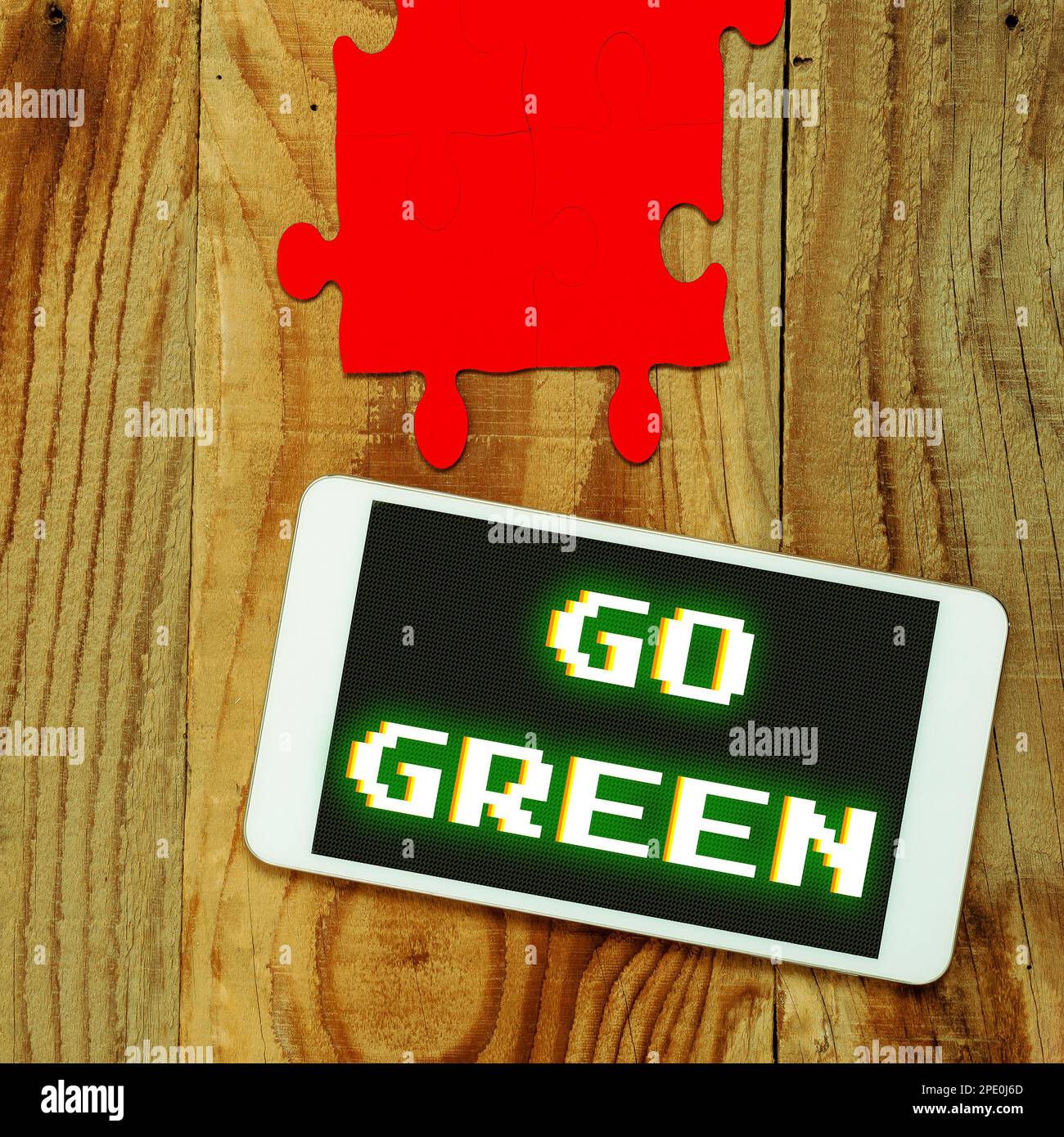 Hand writing sign Go Green. Word for making more environmentally ...