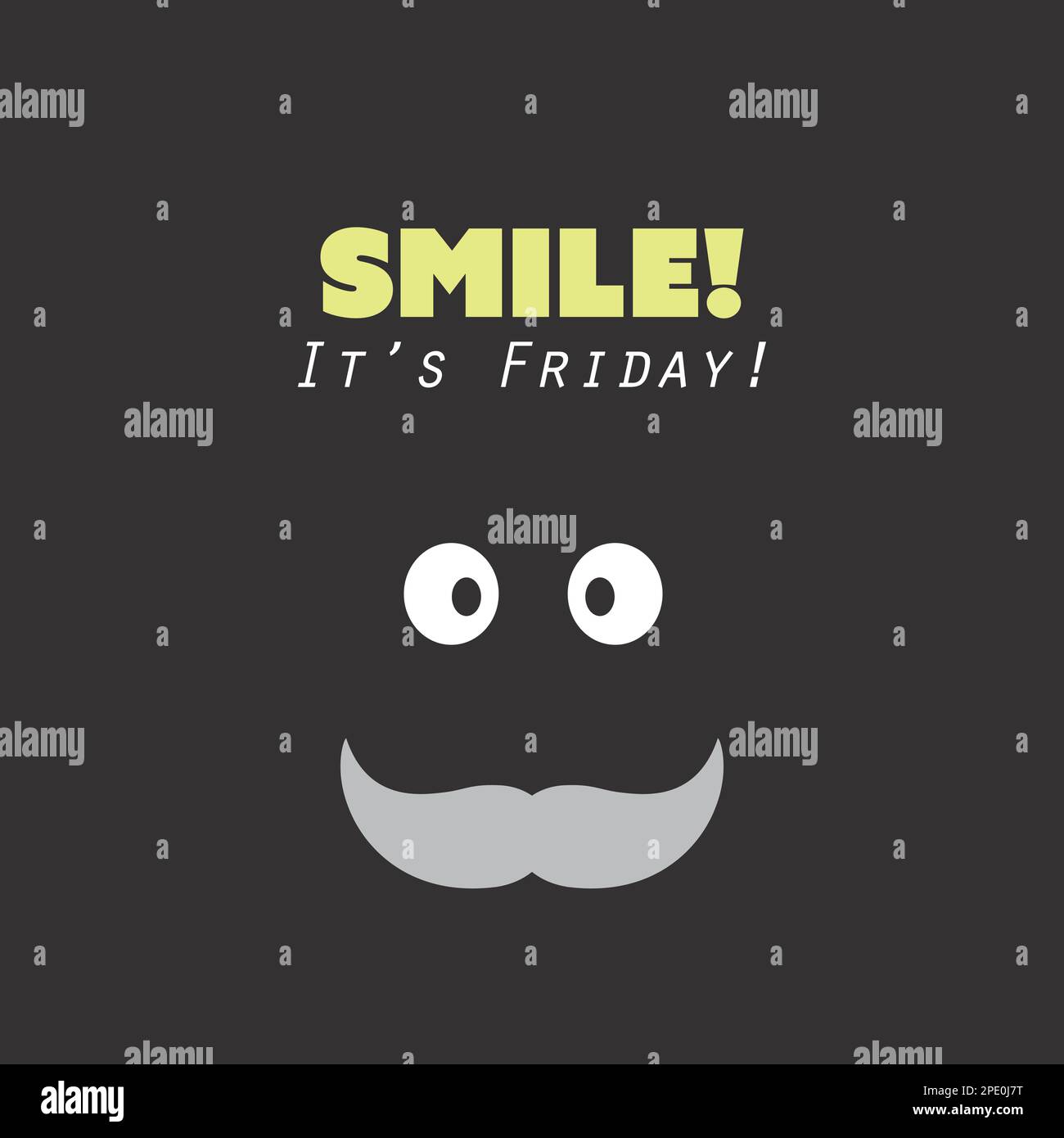 Smile! It's Friday! - Weekend is Coming Background Design Concept With ...
