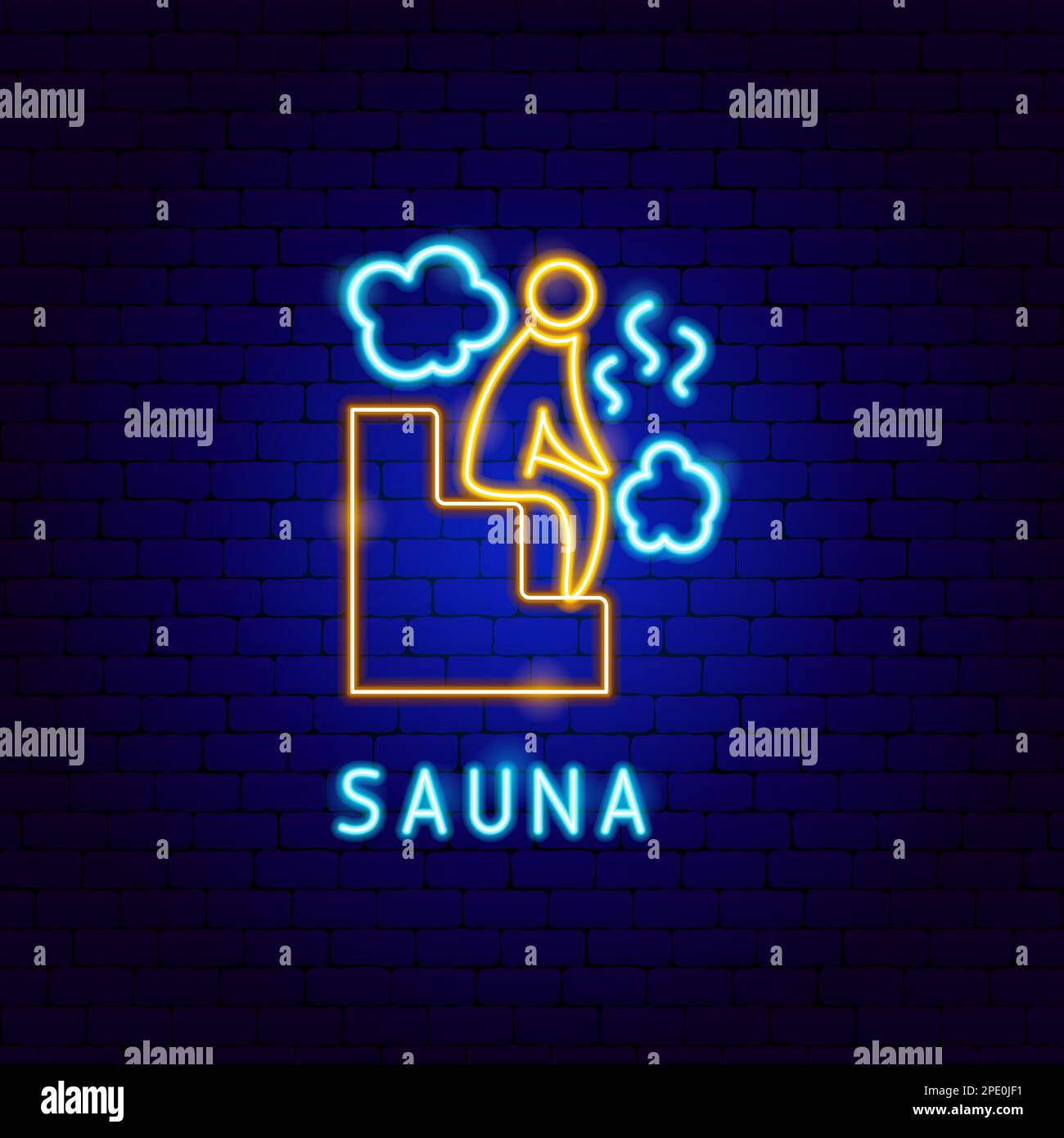 Sauna Neon Label Stock Vector Image & Art - Alamy