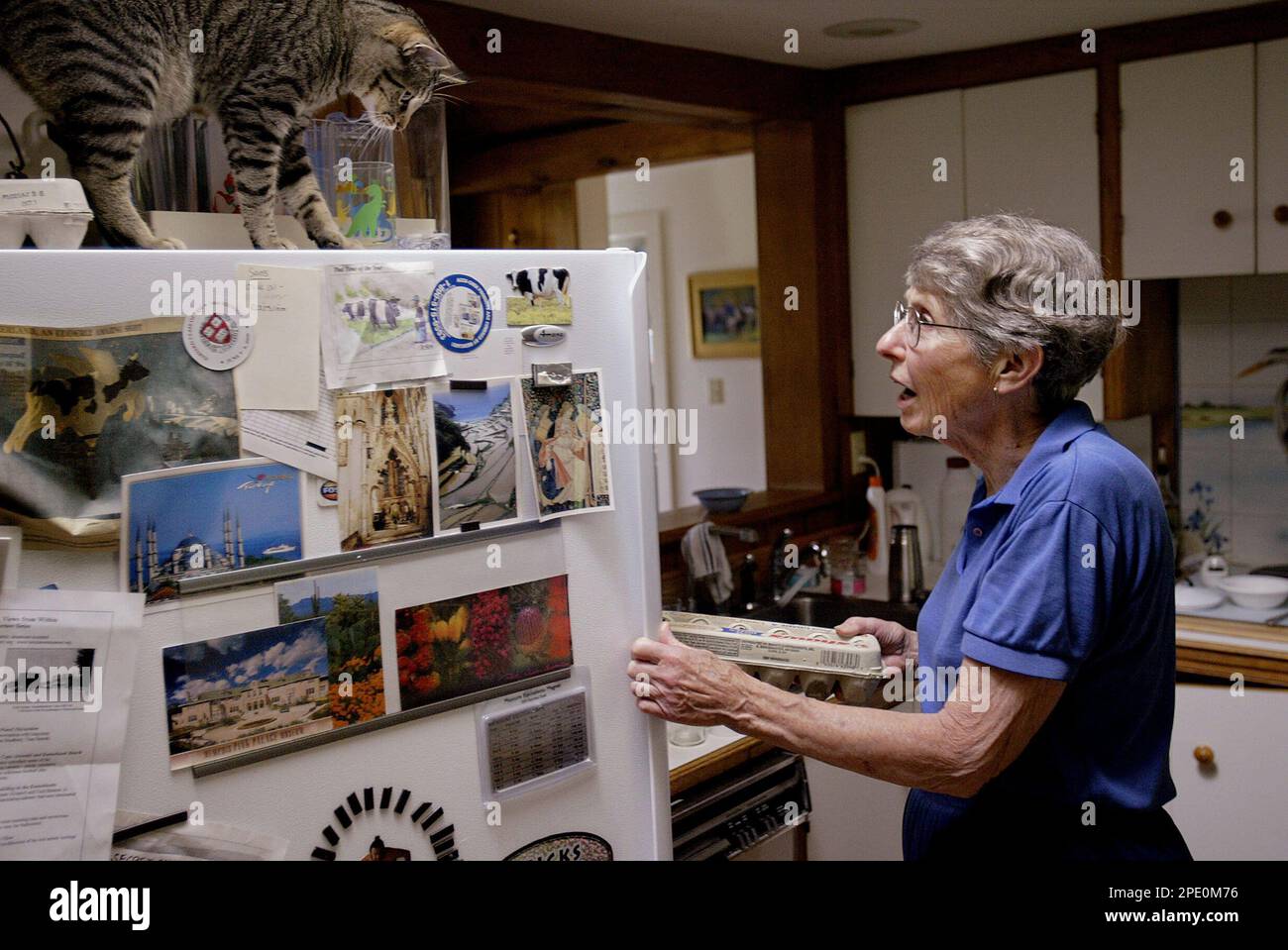 ** ADVANCE FOR SUNDAY JULY 31 ** Kitty Bassett, a 1950 graduate of ...