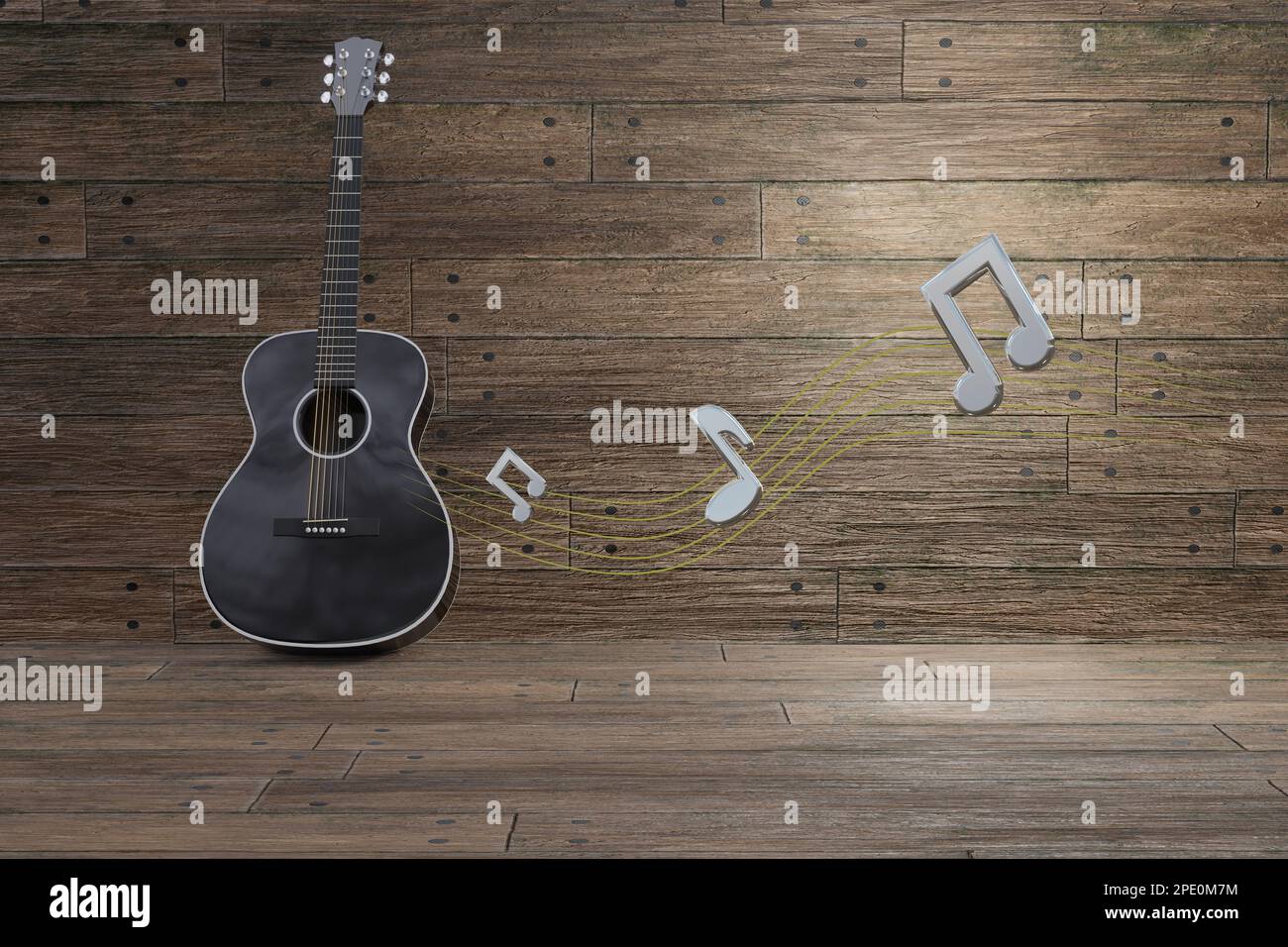 Musical notes flying instrument play hi-res stock photography and ...