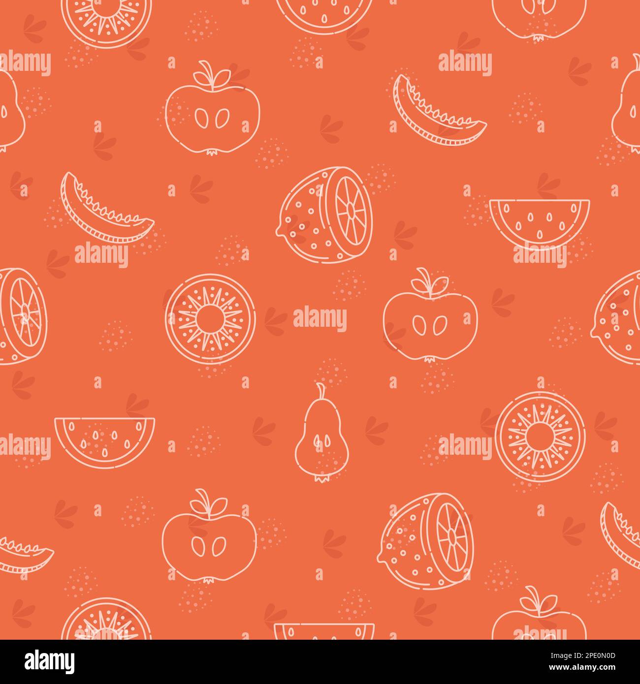 Citrus fruits pattern Stock Vector Images - Alamy