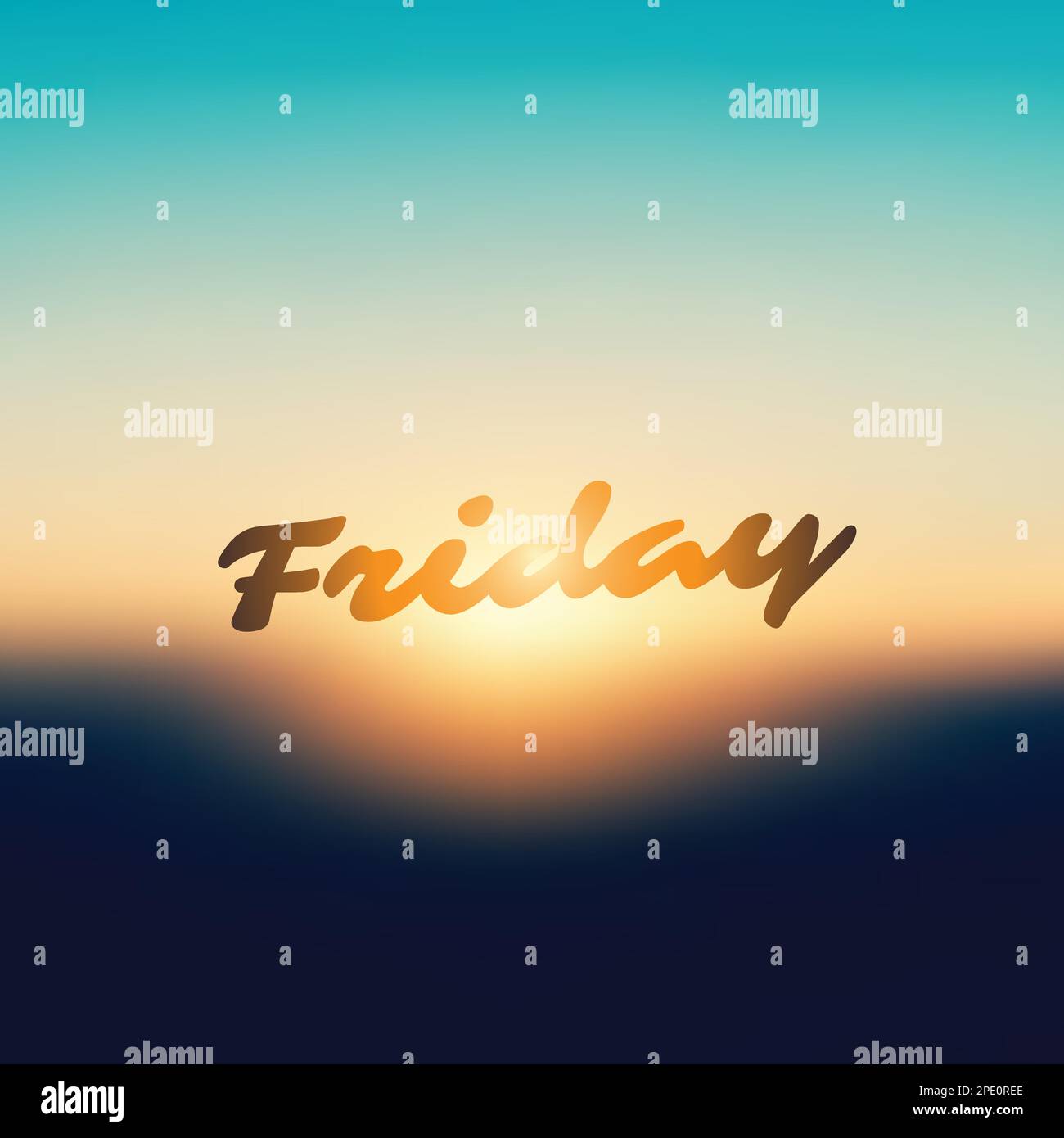 Friday - Banner Design Stock Vector Image & Art - Alamy