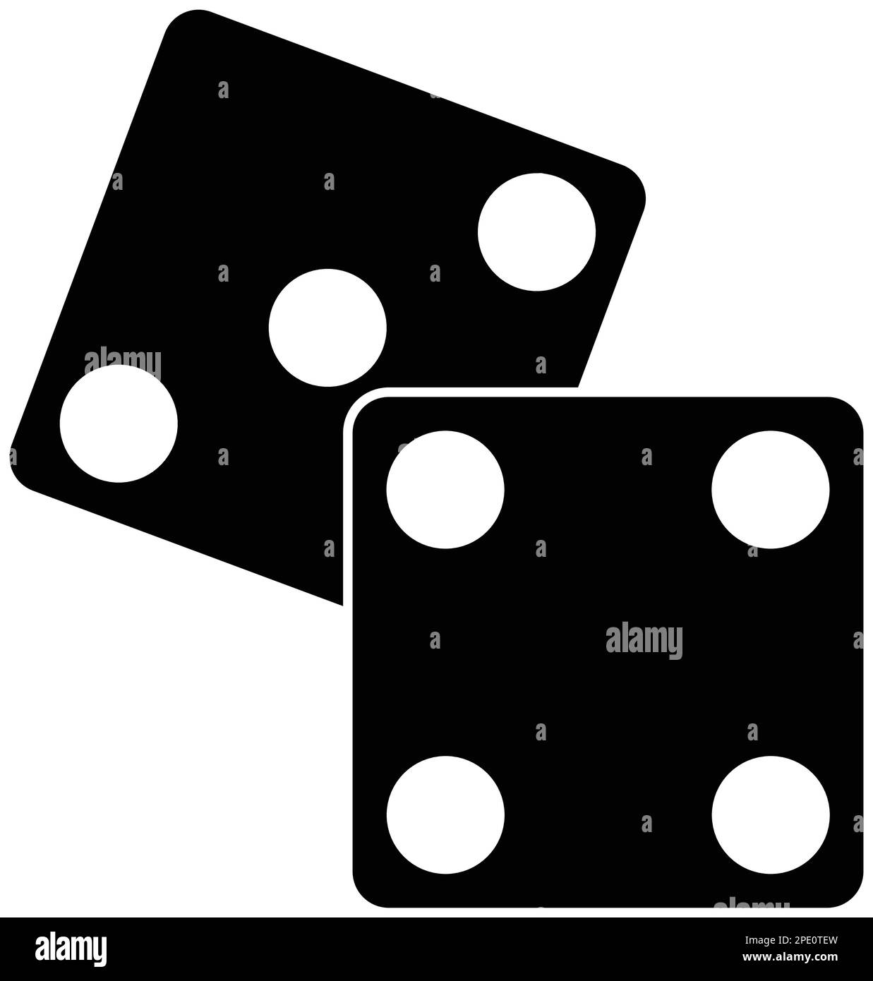 Lucky seven dice roll Stock Vector Images - Alamy