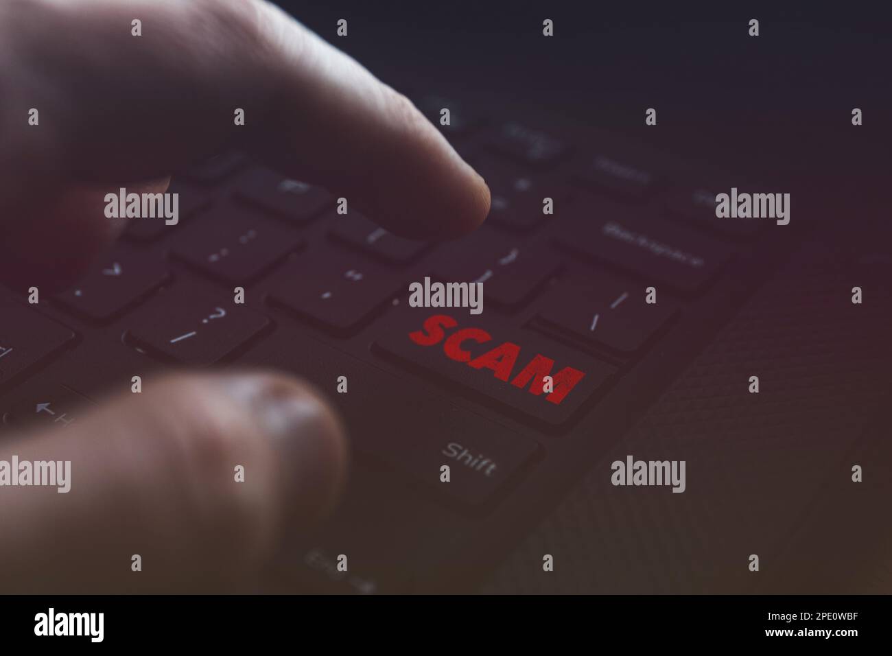 Hazard sign keyboard hi-res stock photography and images - Alamy