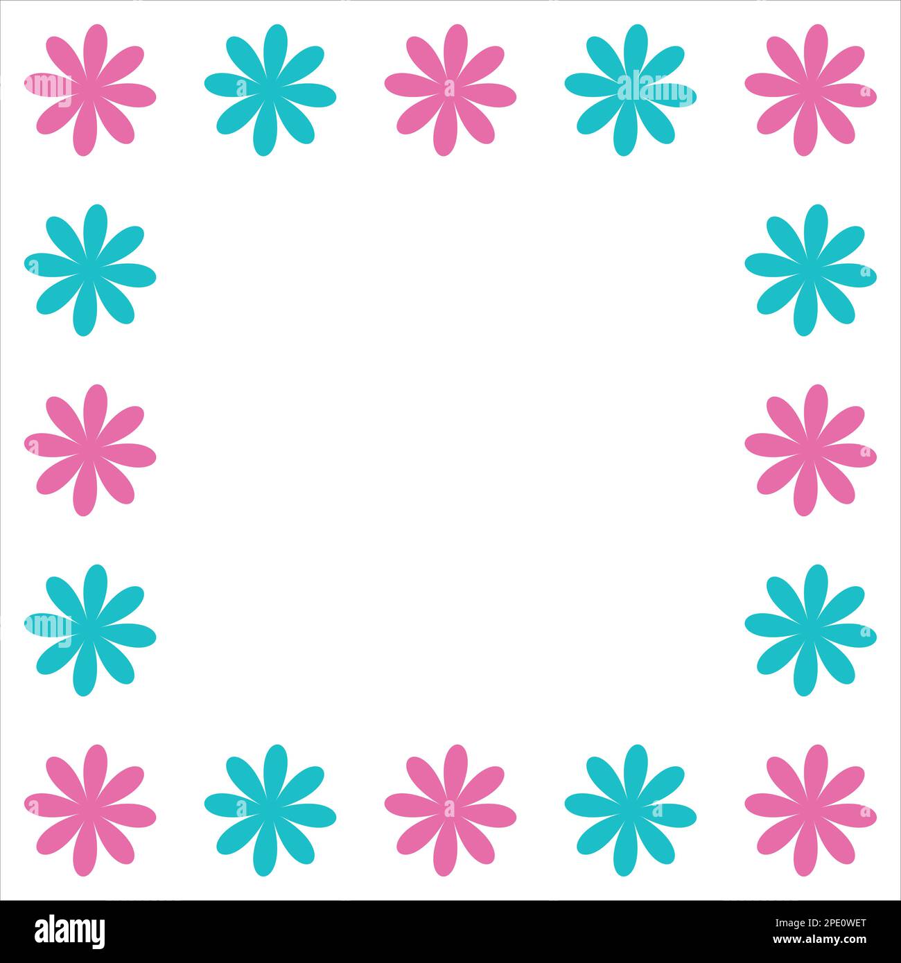 Flower corner border hi-res stock photography and images - Alamy