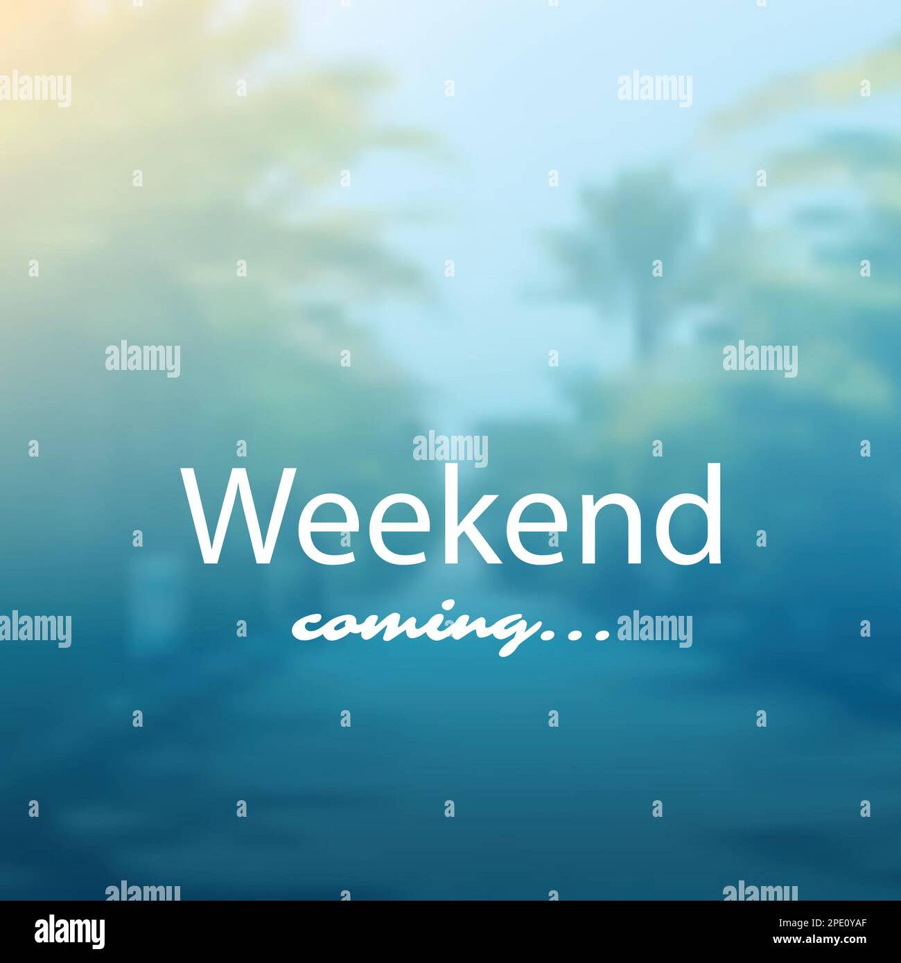 Weekend Coming - Banner Design Stock Vector Image & Art - Alamy