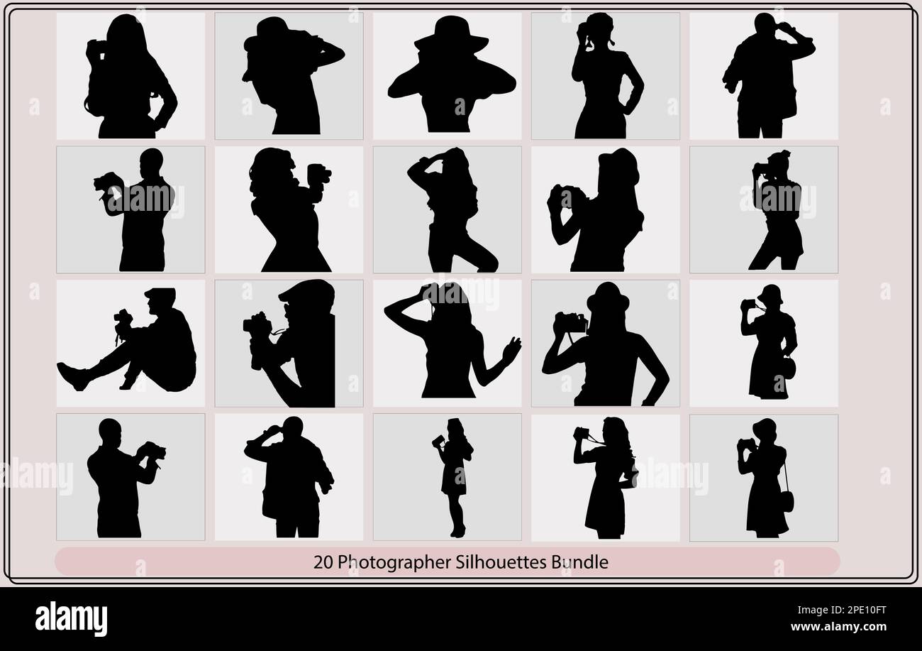 Realistic illustration of silhouettes of a standing and kneeling man hi ...